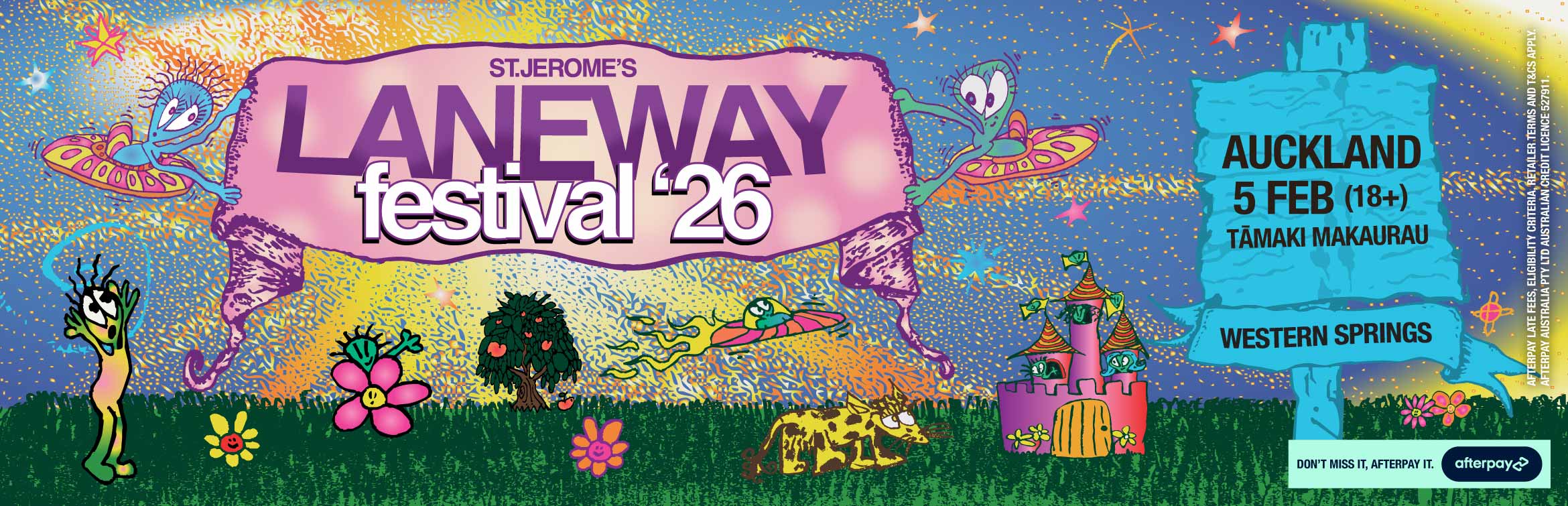 Laneway Festival 2026 Auckland tickets | Western Springs | Ticketek New ...