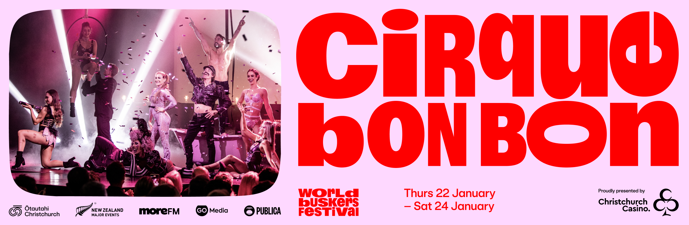 Cirque Bon Bon tickets | Isaac Theatre Royal | Ticketek New Zealand